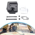 CaraMart 1set Exhaust Muffler Kit Replacement Parts For Chainsaws MS210 ...