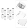 Howooi 20 pcs Clear Glass Bottles Reusable Glass Bottle Transparent ...