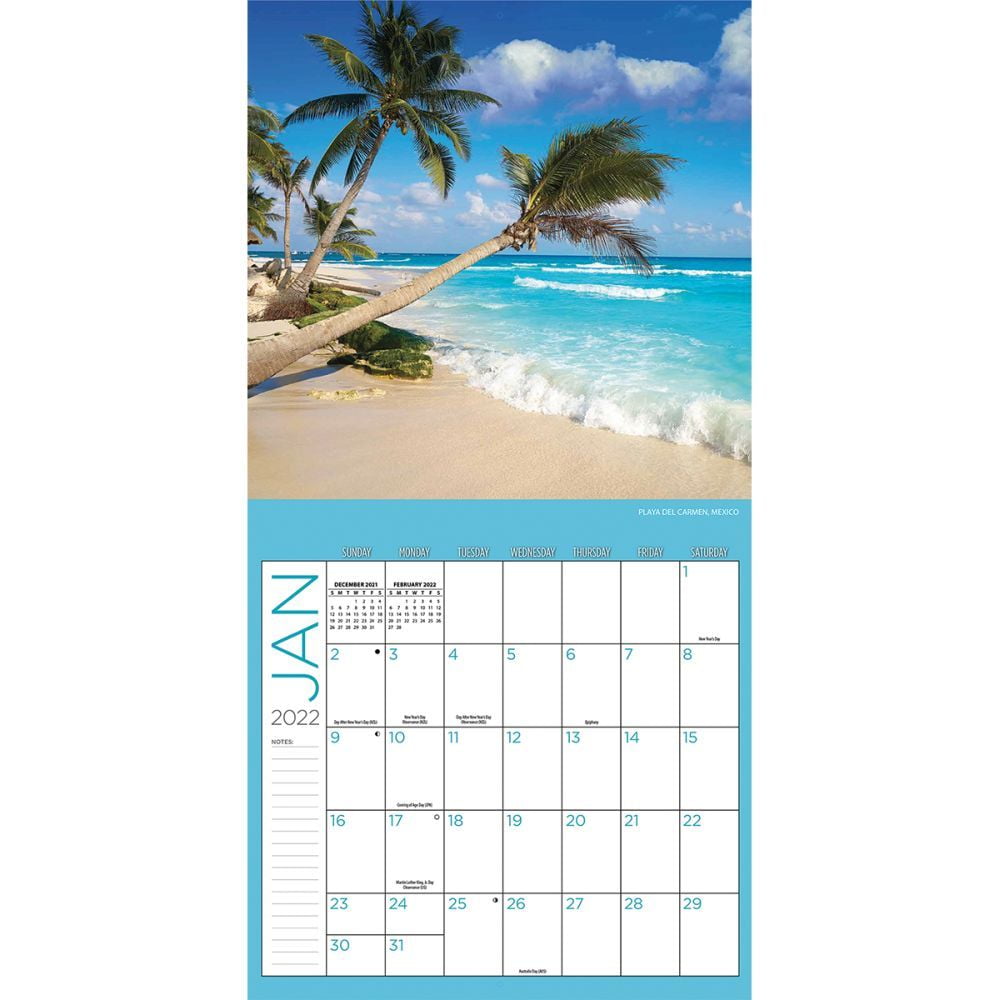 Beach 2022 Calendar