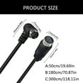 S Video Cord DIN 9Pin Male to Female S Video Cable for Video Devices ...