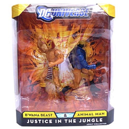 DC Universe B'Wana Beast & Animal Man Exclusive 6" Action Figures ...