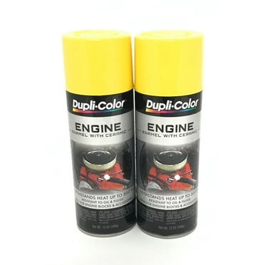 Duplicolor DE1604 - 6 Pack Engine Enamel Paint with Ceramic Universal ...