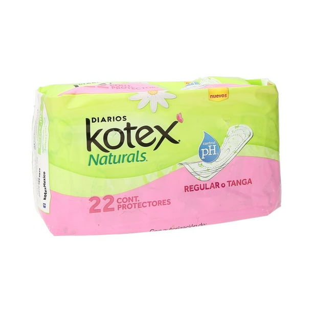 Protectores Diarios Kotex Naturals 22 piezas multicolor Kotex CAJA ...