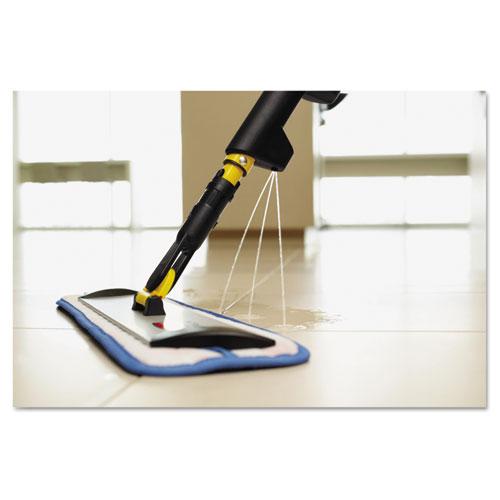 Pulse Microfiber Spray Mop System, 17" Wide Microfiber Head, 52" Yellow ...