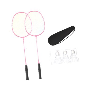 Senston Badminton Rackets Set of 2, Graphite Shaft Badminton Racquets ...