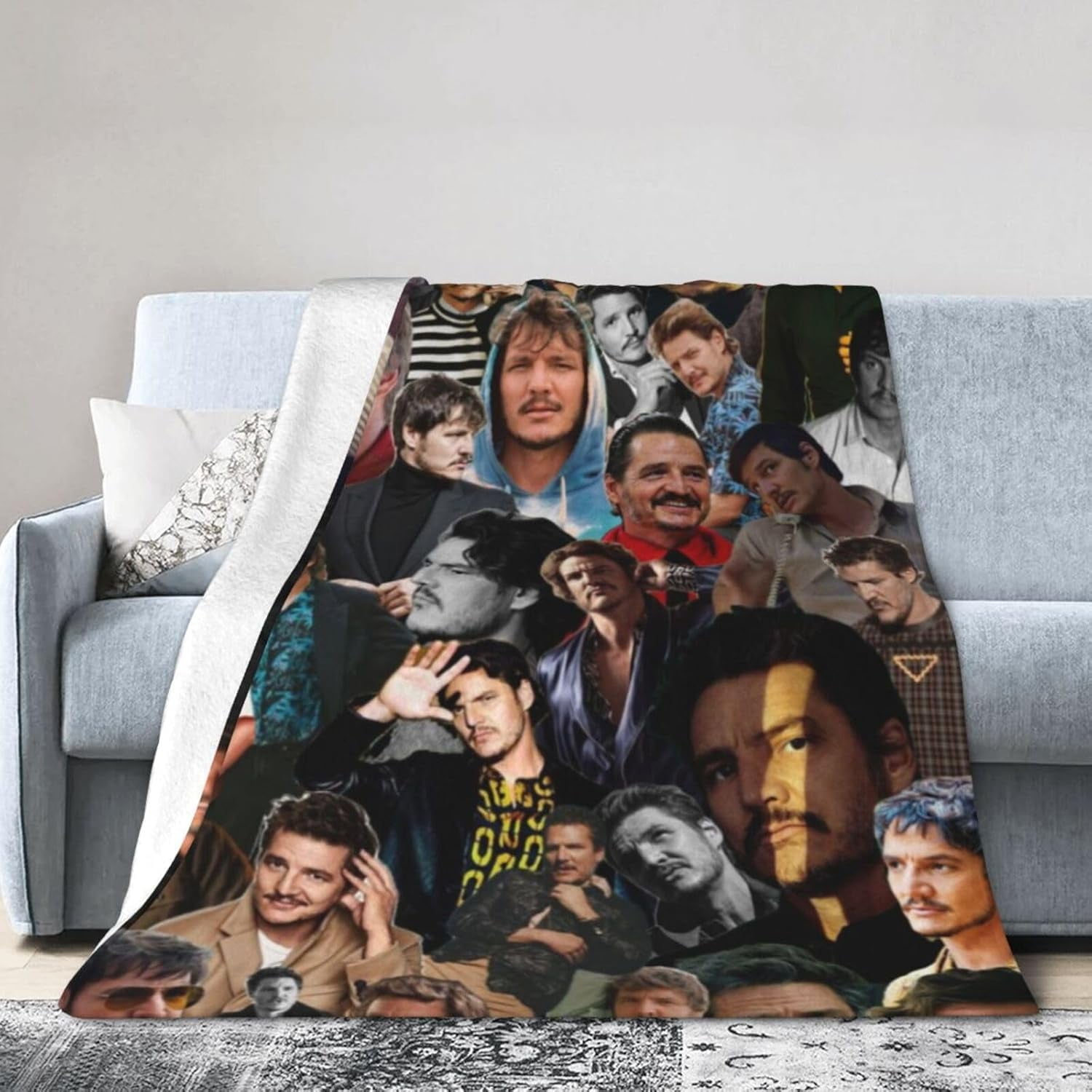 Click here for Alaner Flannel Blanket Pedro Pascal Throw Blankets... prices