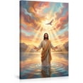Jesus Christ Holy Spirit Religious Canvas Wall Art Christian Faith ...