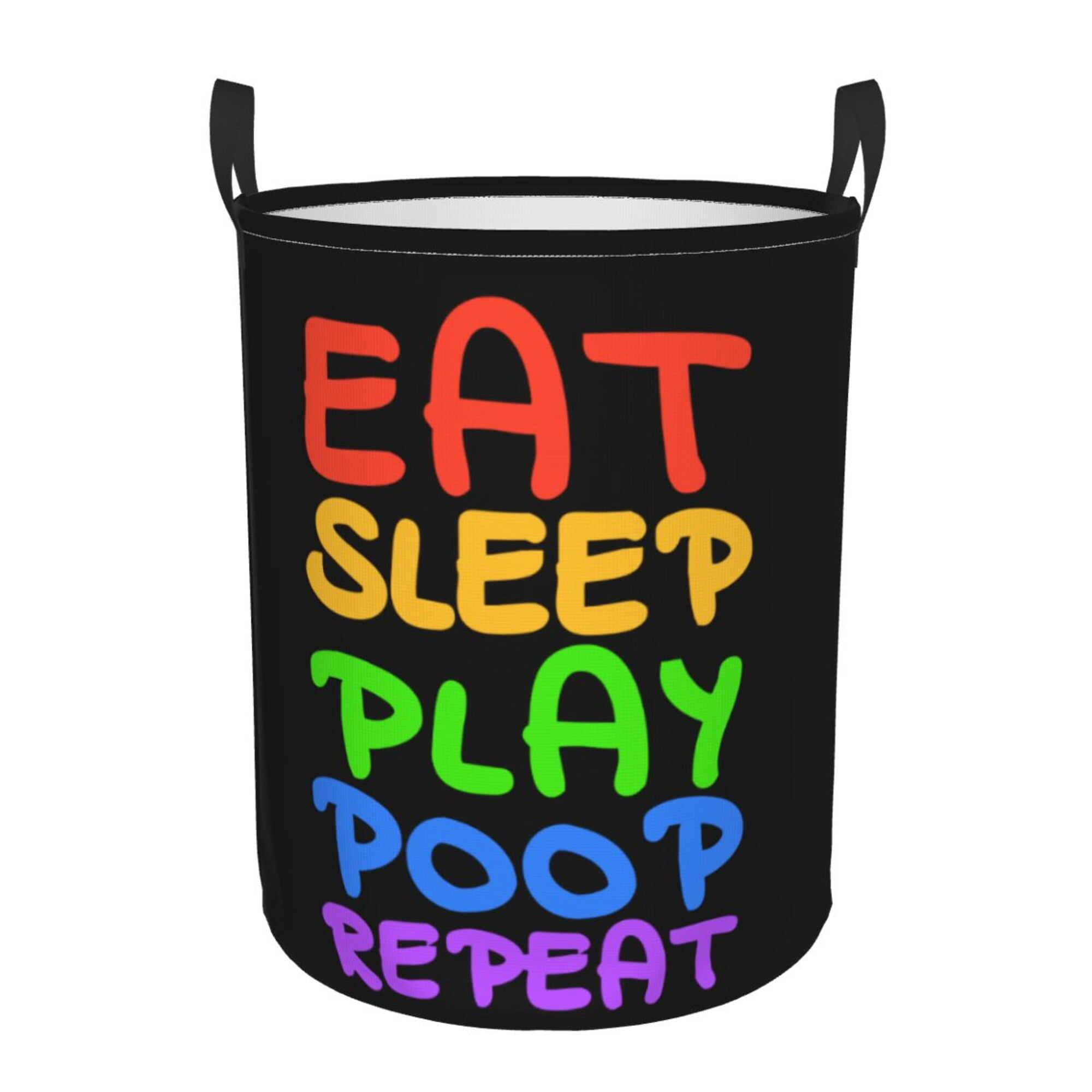 ZICANCN Eat Sleep Play Poop Repeat Laundry Basket Organizer, Dirty ...