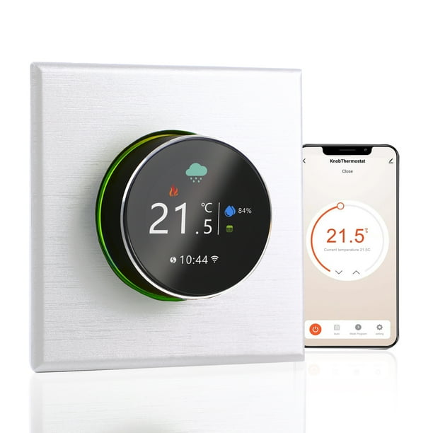 WiFi Smart Thermostat Temperature Controller Weekly Programmable Button Control/ Mobile APP ...