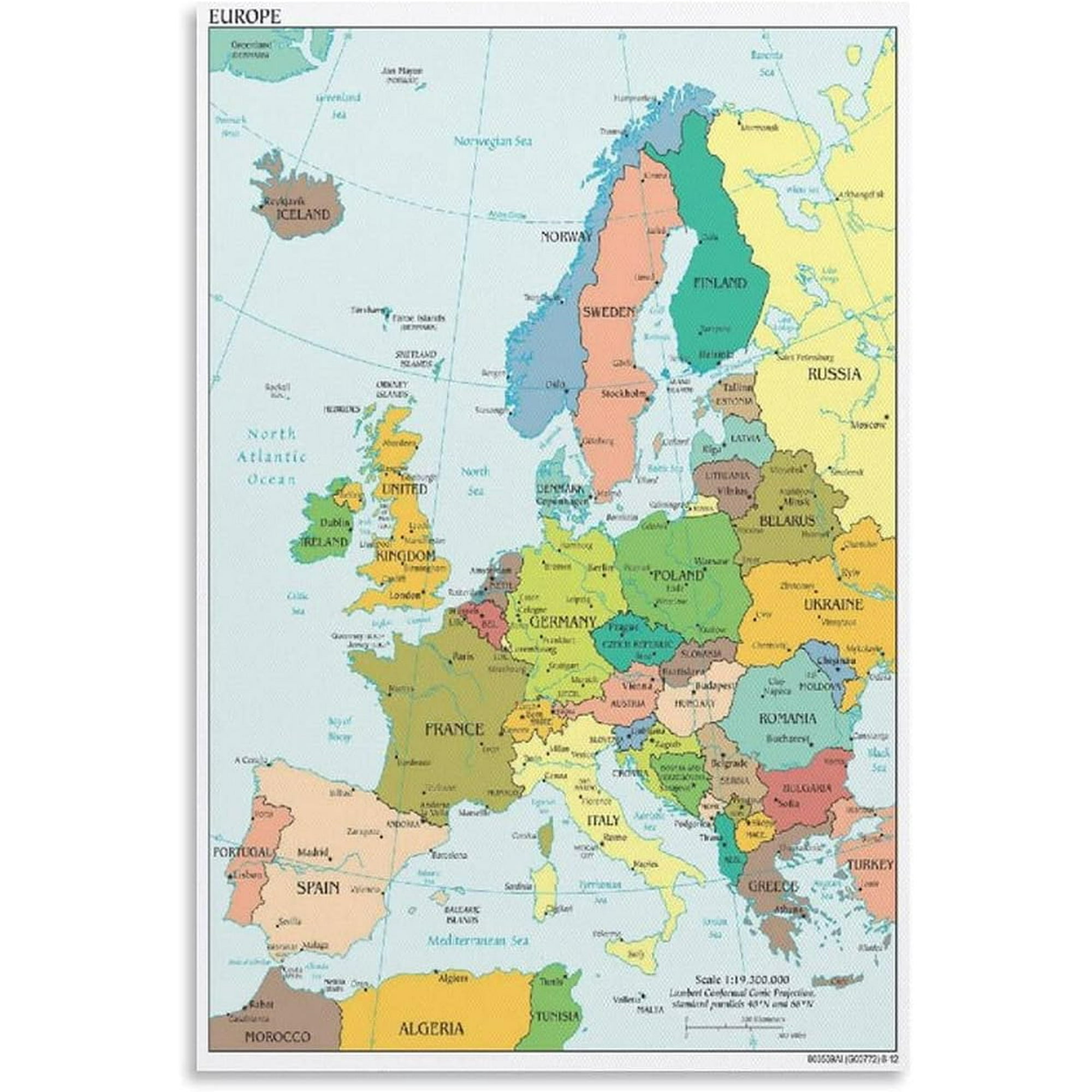 Click here for Pphaosho Map Of Europe Educational Poster Frameles... prices