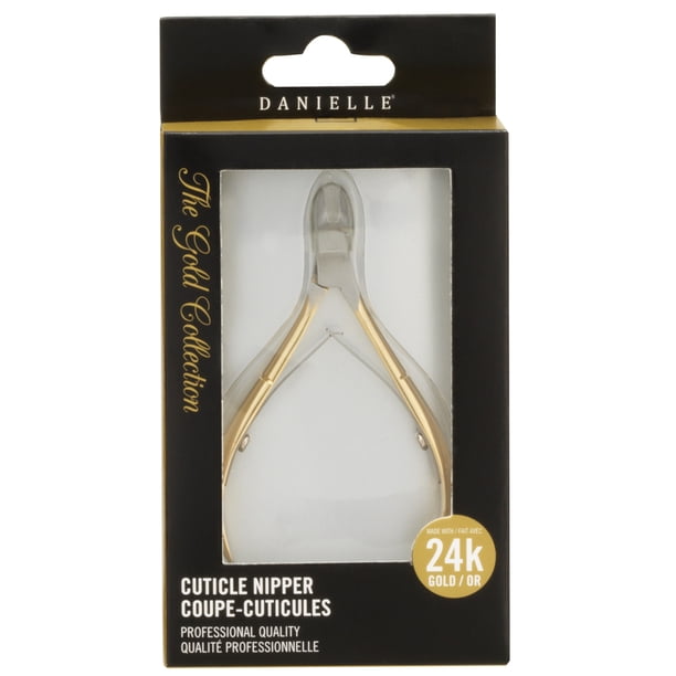 Danielle 24k Gold Plated Cuticle Nipper, Stainless Steel - Walmart.com