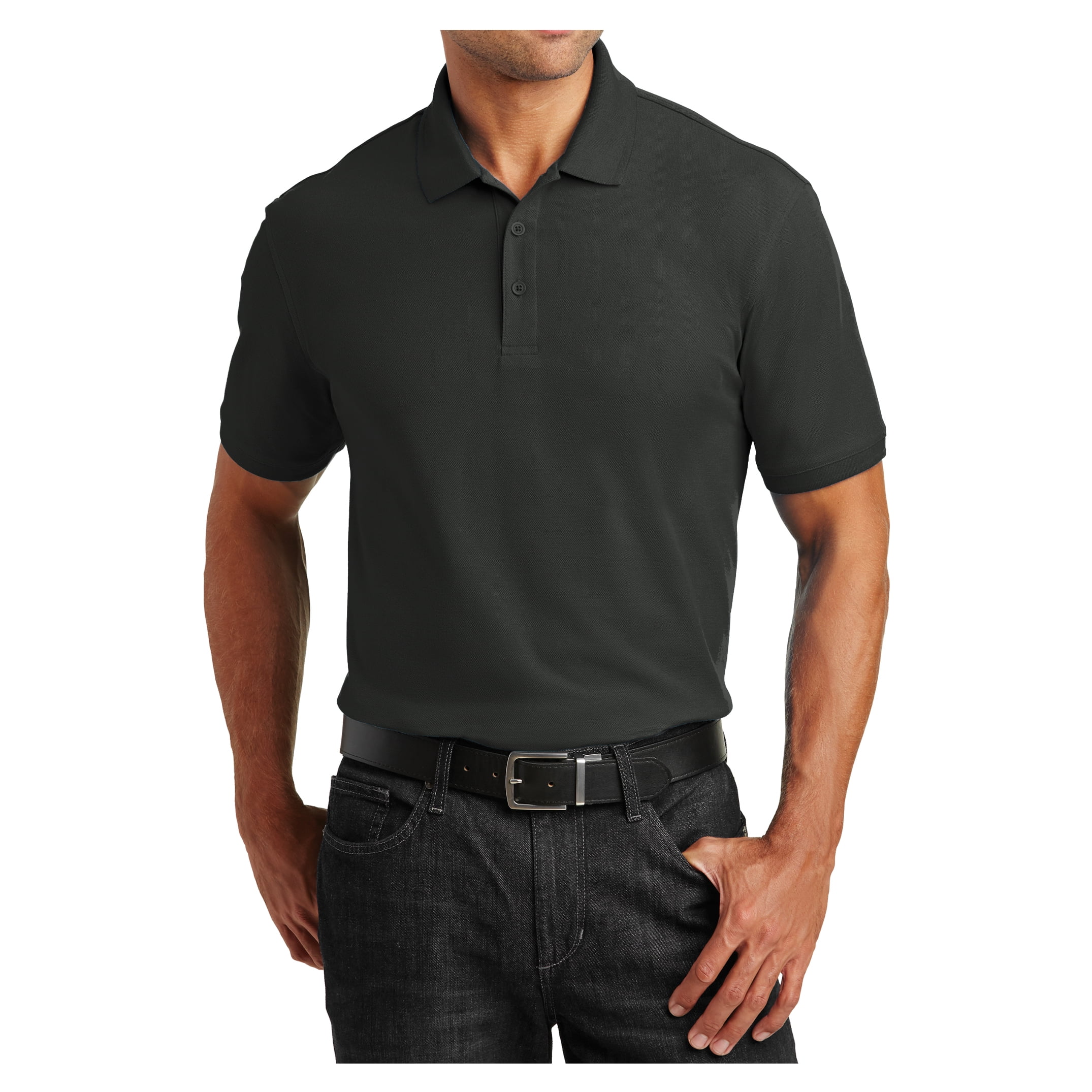 Mens Short Sleeves Tall Core Classic Cotton/Polyester Pique Polo for ...
