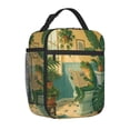 Funny Frog Lunch Bag Reusable Thermal Lunch Box with Handle for Women ...