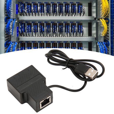 Ethernet Splitter, 1 To 2 High Speed 100Mbps Ethernet Splitter For ...