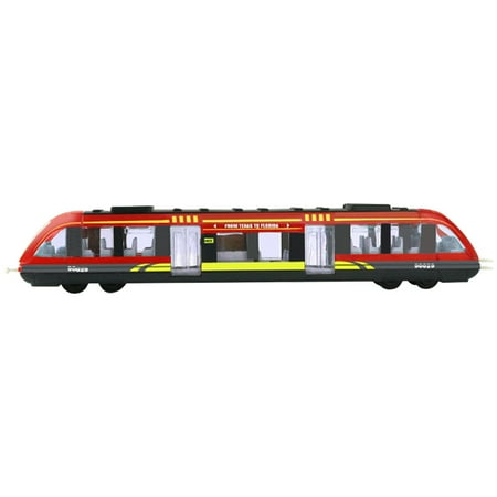 Langgg Train Toy Mini Simulation Metro Model Inertia Sliding inertia ...