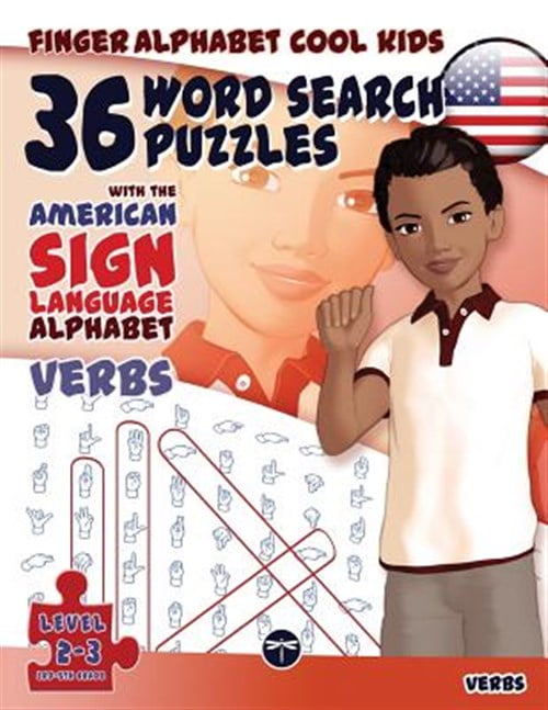 Pre-Owned Fingeralphabet Cool Kids: 36 Word Search Puzzles with the ...