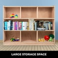 VEVOR 8 Grids Classroom Storage Cabinet, Preschool Storage Shelves ...