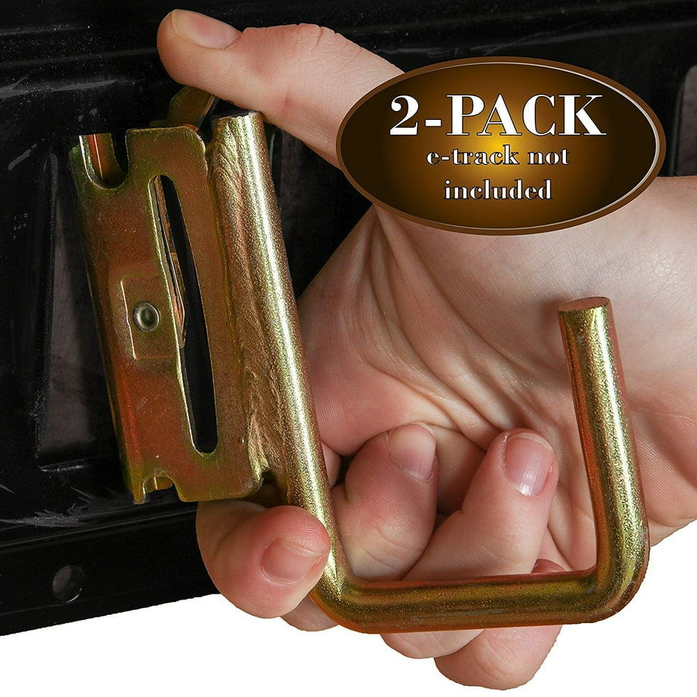 E-Track Steel JHook Tie-Down Accessory w/ E Track Spring Fitting ...