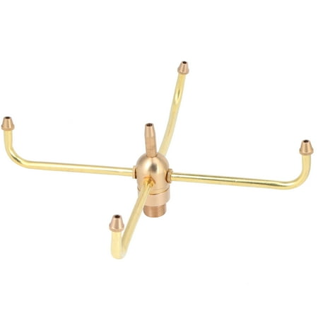 Water Fountain Nozzle, High Strength Rotating Brass Pond Fountain Spray ...