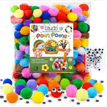 0.3inch Pom Poms for Crafts, 2000pcs Pompoms for Crafts Puff Balls Bulk ...