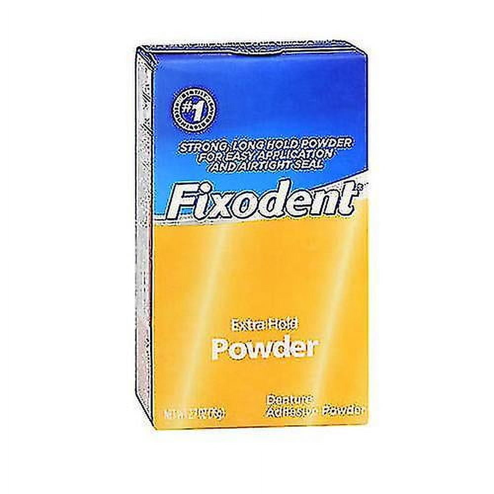 Denture Adhesive Powder, Extra Hold 2.7 Oz (pack Of 1) | Bodega Aurrera ...