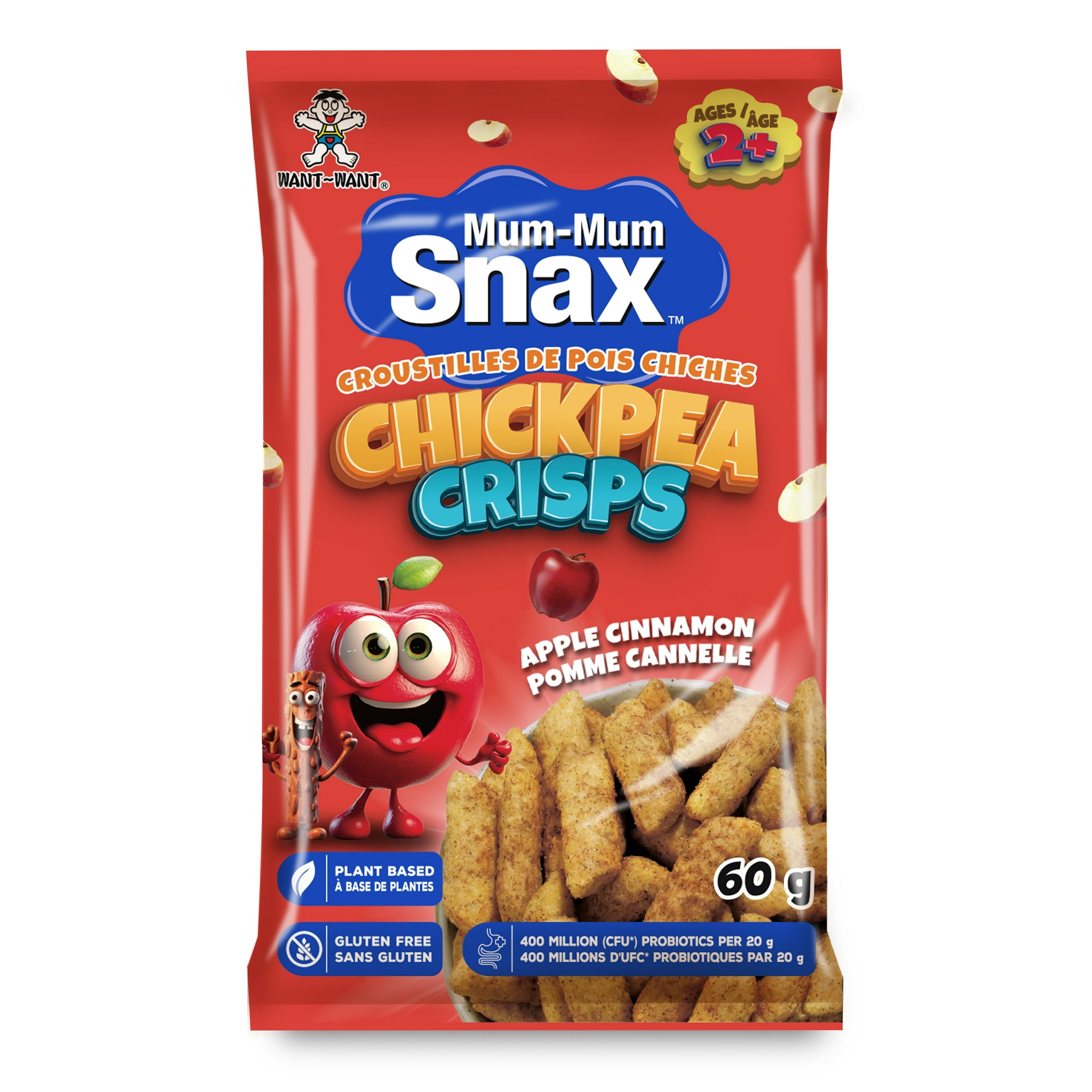 Click here for Want Want Mum-Mum Snax Chickpea Crisps Apple Cinna... prices