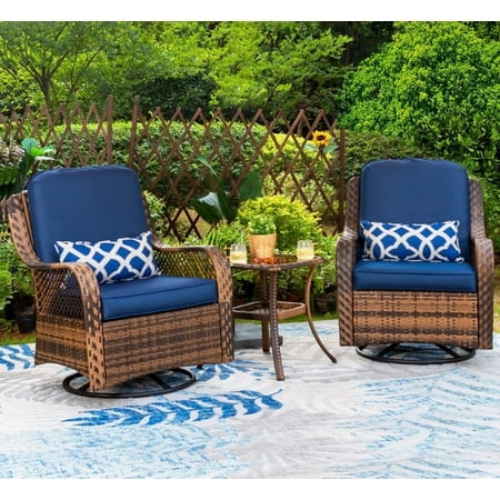 Click here for Phi Villa Oversized Outdoor Swivel Rocker Patio Ch... prices
