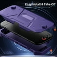 Protective Case for Nintendo Switch 2 (2025)，PC Front Cover +TPU Soft ...