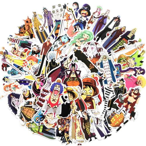 AkoaDa 75 Pcs One Piece Anime Cartoon Laptop Stickers Waterproof ... AkoaDa 75 Pcs One Piece Anime Cartoon Laptop Stickers Waterproof ...