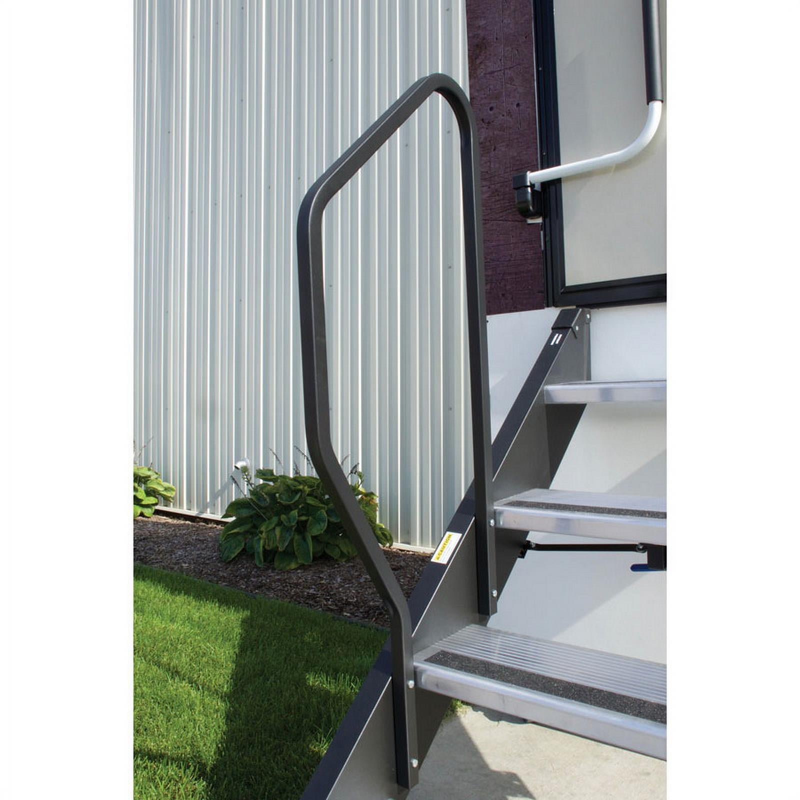 (Price/EA)MOR/ryde MORryde StepAbove - 4 Step Fold Up Handrail, STP214 ...