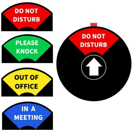 4 Inch Privacy Sign,Privacy Office Sign,Do Not Disturb/Please Knock/in ...