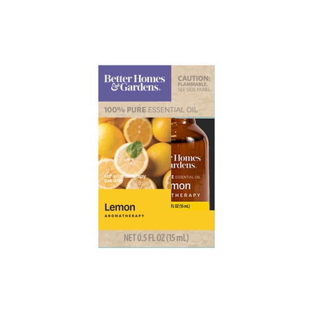 Better Homes & Gardens 15 mL 100% Pure Lemon Essential Oil - Walmart.com