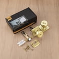 3 Pack Gold Interior Door Knobs for Bathroom & Bedroom, Pismo Doorknob ...
