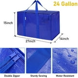 Walmart 2 Pack XL Heavy-Duty Moving Bags with Zippers & Handles ...