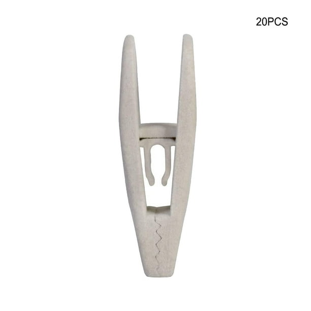 20 Pieces Clothes Hanger Clip Closet Drying Hanging Storage Apartment ...
