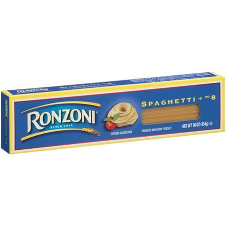 Ronzoni Spaghetti Pasta, 16 oz - Walmart.com