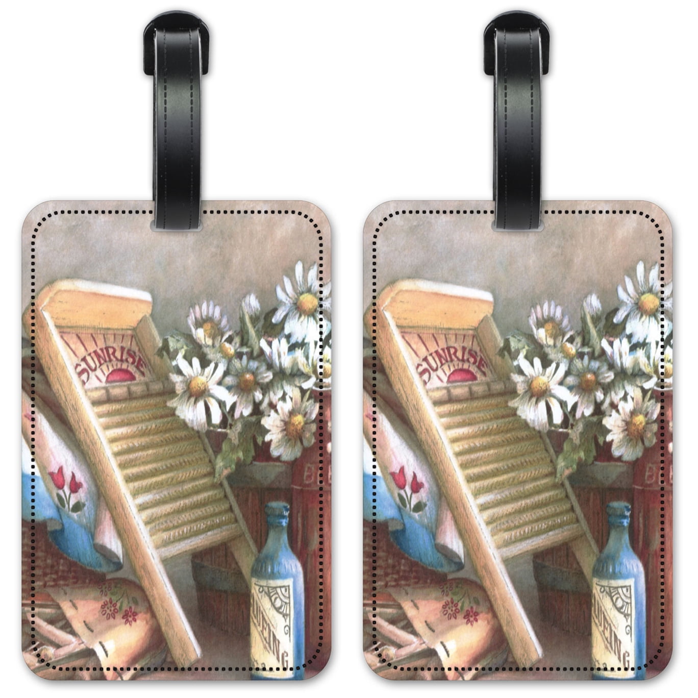 Clothes Pins - Luggage ID Tags / Suitcase Identification Cards - Set of ...