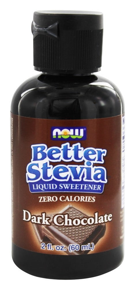 Now Foods - Better Stevia, Liquid Sweetener, Dark Chocolate, 2 fl oz ...