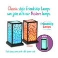 Filimin Set of 2 Friendship Lamps - Classic Design with Colored ...