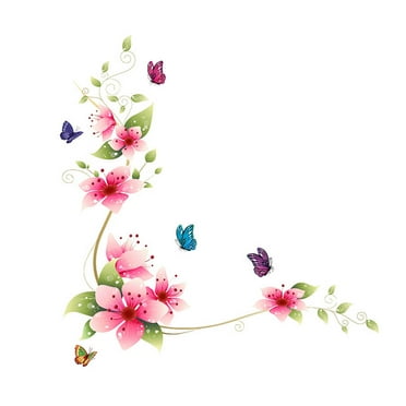 The Mad Stencilist Climbing Rose Vine Border Wall Stencil; TMS109 ...
