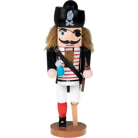 Clever Creations Surfer 10 Inch Traditional Wooden Nutcracker, Festive ...