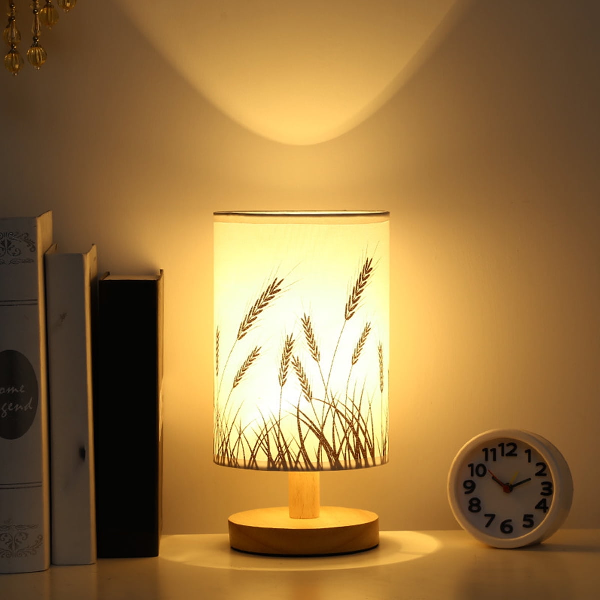 Xiyztok Touch Lamps for Bedside Table,Small Linen Table Lamps for ...