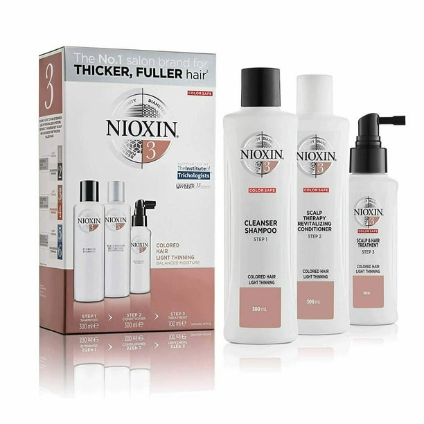 (Special Price) Nioxin Full-Size System 3 Kit_ 300ml+300ml+100ml _ New ...