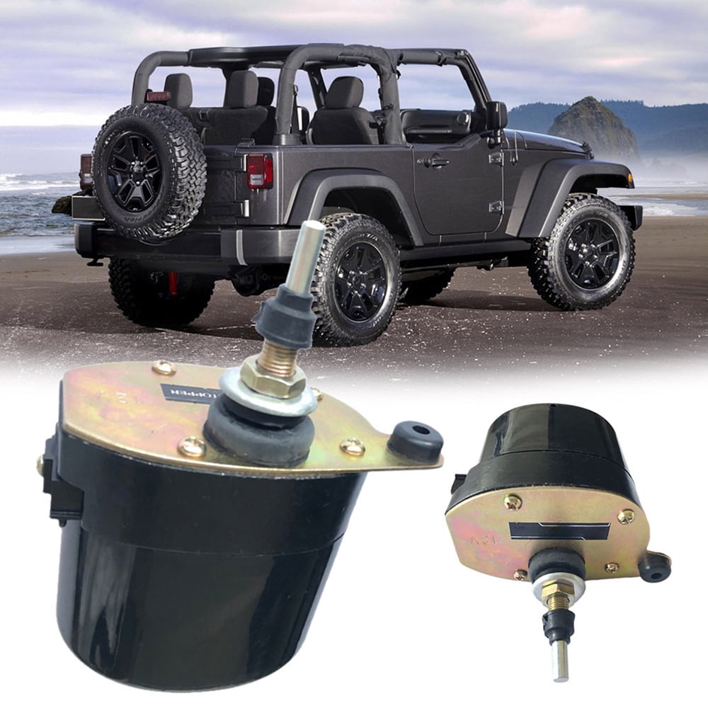 TiooDre 12V Universal Windscreen Wiper Motor Wiper Engine 110 Degree ...