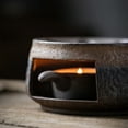 Ceramic Tea Stove Warmer Set - Natural Calming Effect Scents Diffuser ...