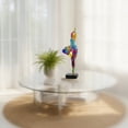 AOOOWER Dancing Woman Sculpture Abstract Graffiti Colorful Statue For ...