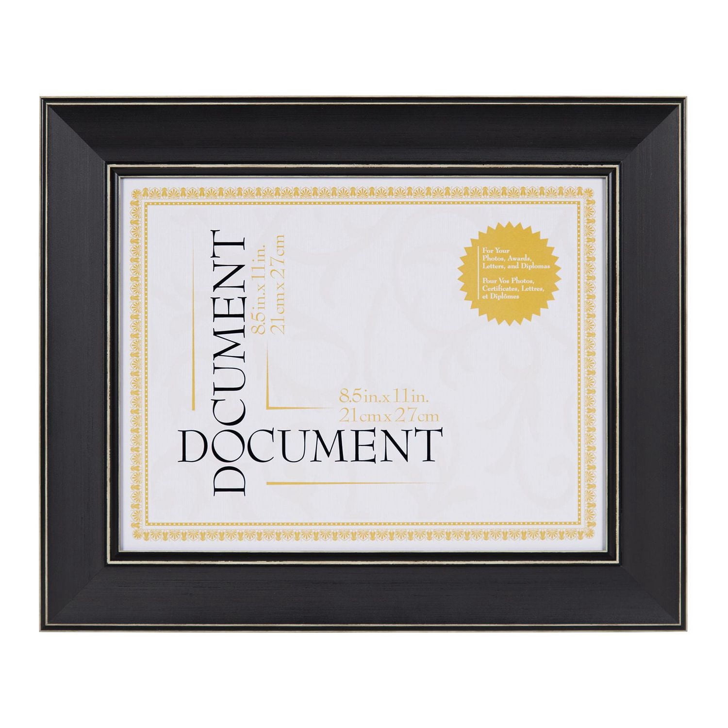 Click here for Designovation Bagnell 8.5 X 11 Black Document Fram... prices