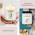 VGGFDY Aromatic Lavender Scented Candles, Relax & Sleep Aid, Soy Wax ...