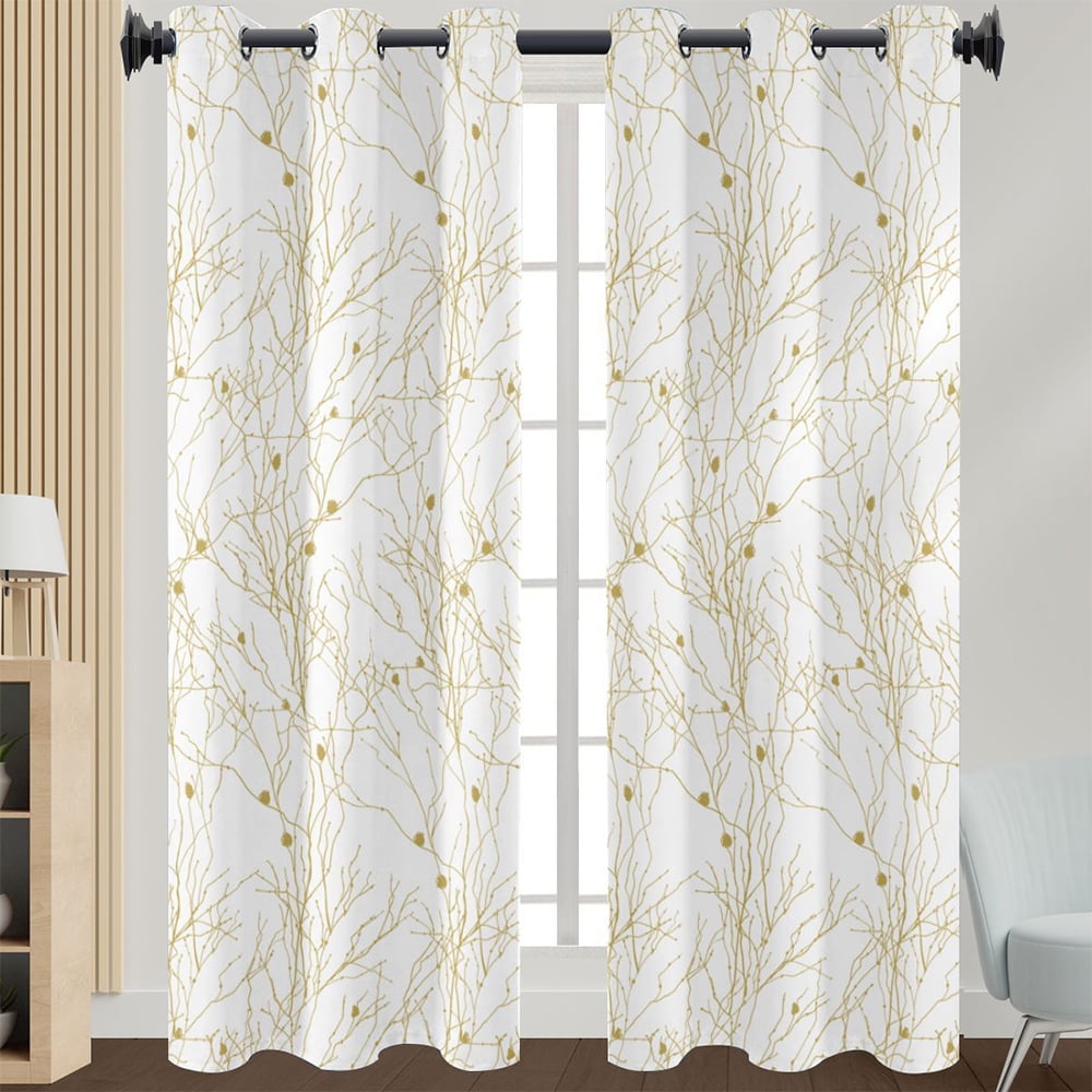 Click here for Innerwin Curtain Floral Window Drape Blackout Eyel... prices