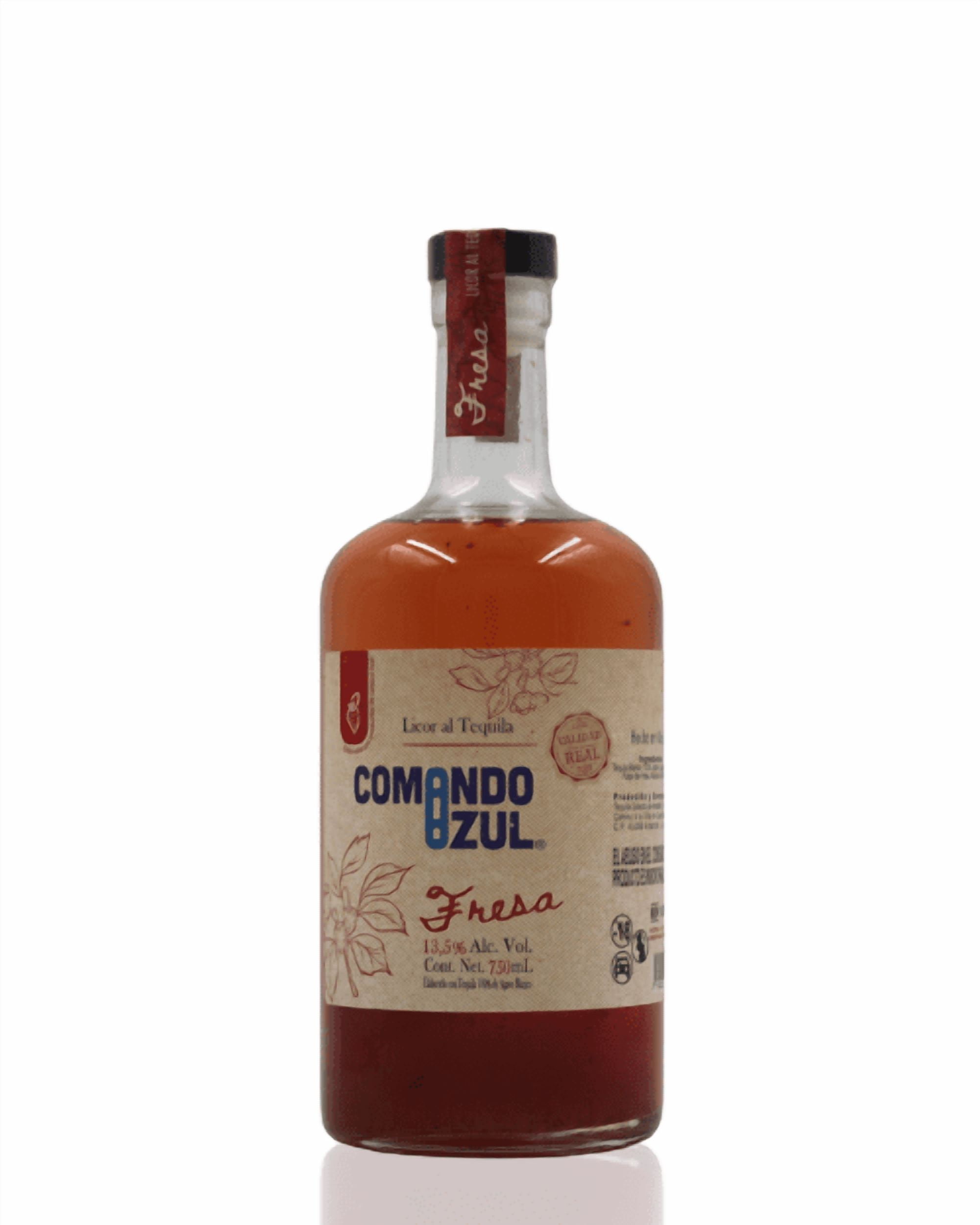 Pack De 3 Licor Al Tequila Comando Azul Fresa 750Ml | Walmart en línea